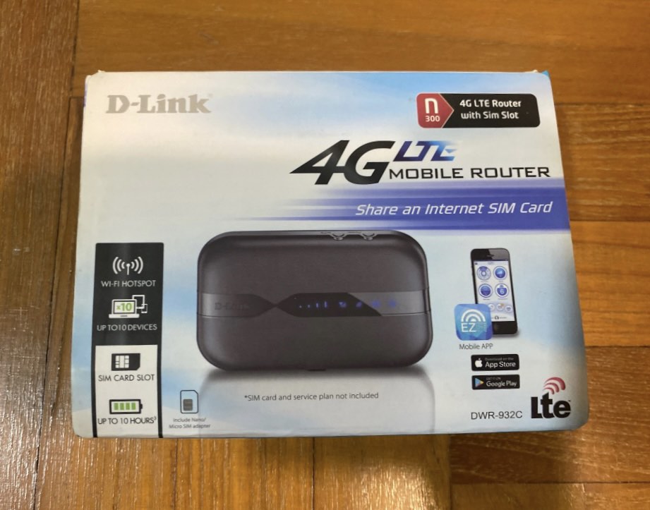 D-Link 4G LTE Portable Mobile Router, Mobile Phones & Gadgets, Other ...