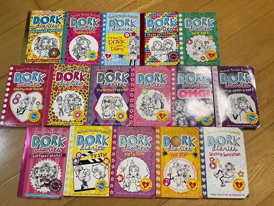 Dork Diaries - 16 books, 興趣及遊戲, 書本 & 文具, 小說 & 故事書 - Carousell