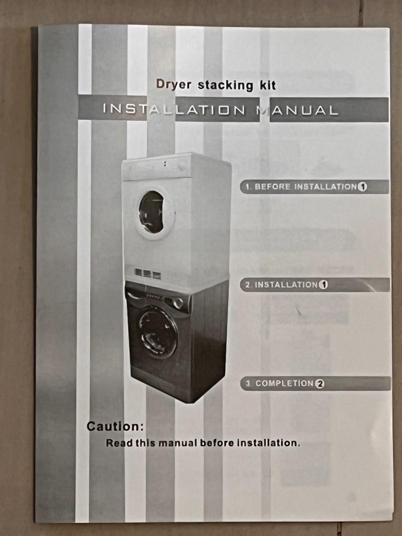 Dryer stacking kit, TV & Home Appliances, Washing Machines and Dryers ...
