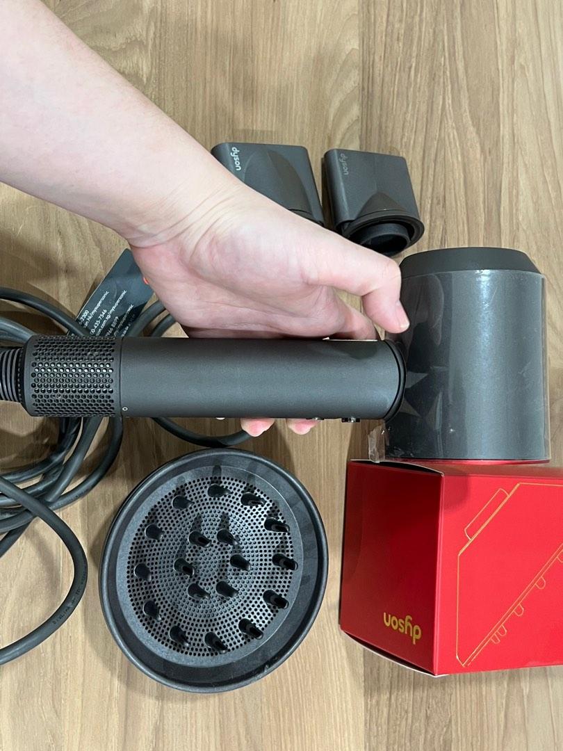 Dyson Supersonic Hair dryer- Iron /Red, Beauty & Personal Care, Hair on ...