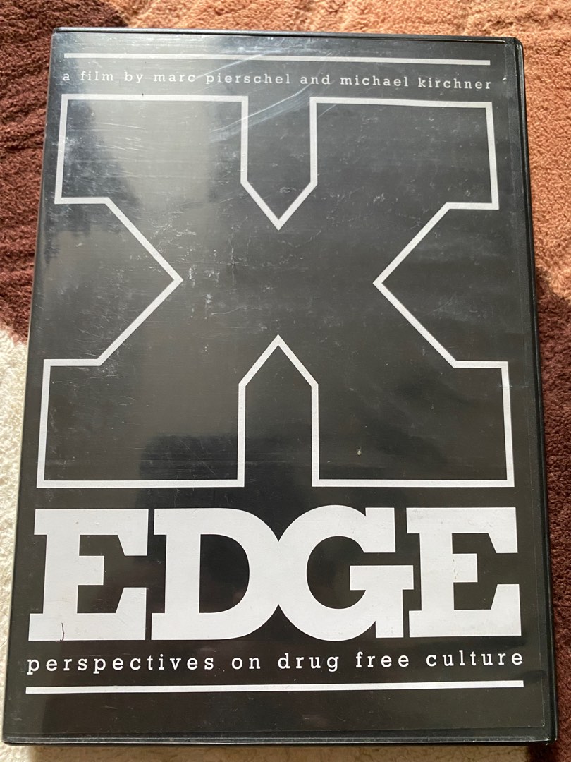 EDGE DVD Straight Edge Drug Free Culture Hardcore Punk Documentary ...