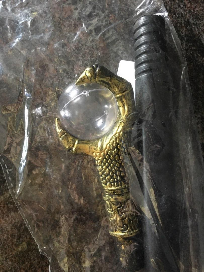 Egyptian pharaoh king scepter walking stick royal fancy dress wand ...