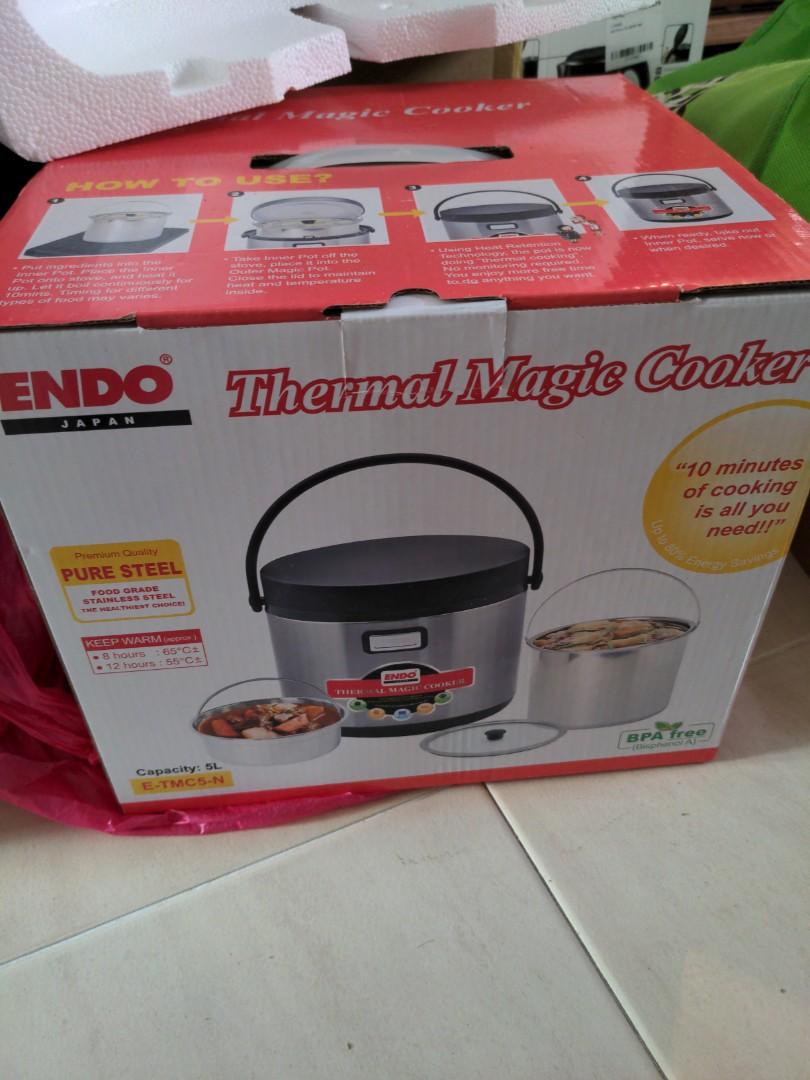 Endo Thermal Magic Cooker 5 L, TV & Home Appliances, Kitchen Appliances ...