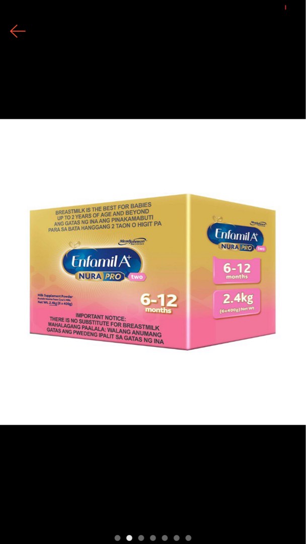 Enfamil A+ Nura Pro two 2.4kg December 2023 expiration,pinalitan kase ...