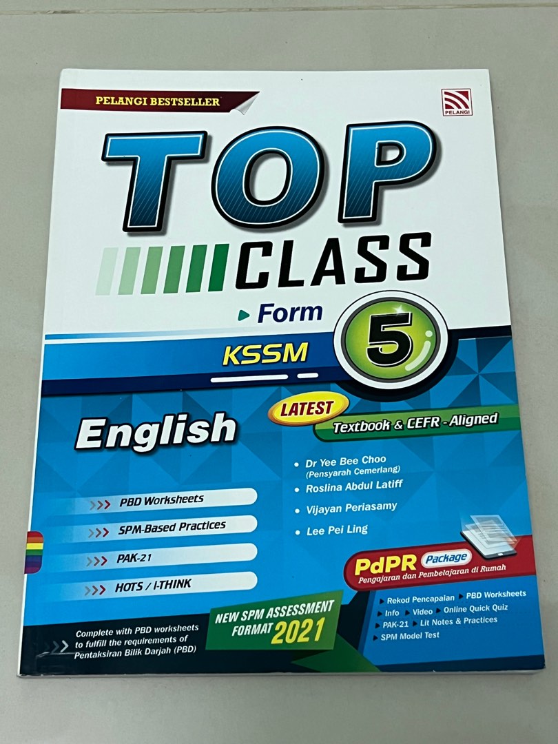 ENGLISH FORM 5 KSSM CEFR PELANGI TOP CLASS, Hobbies & Toys, Books ...