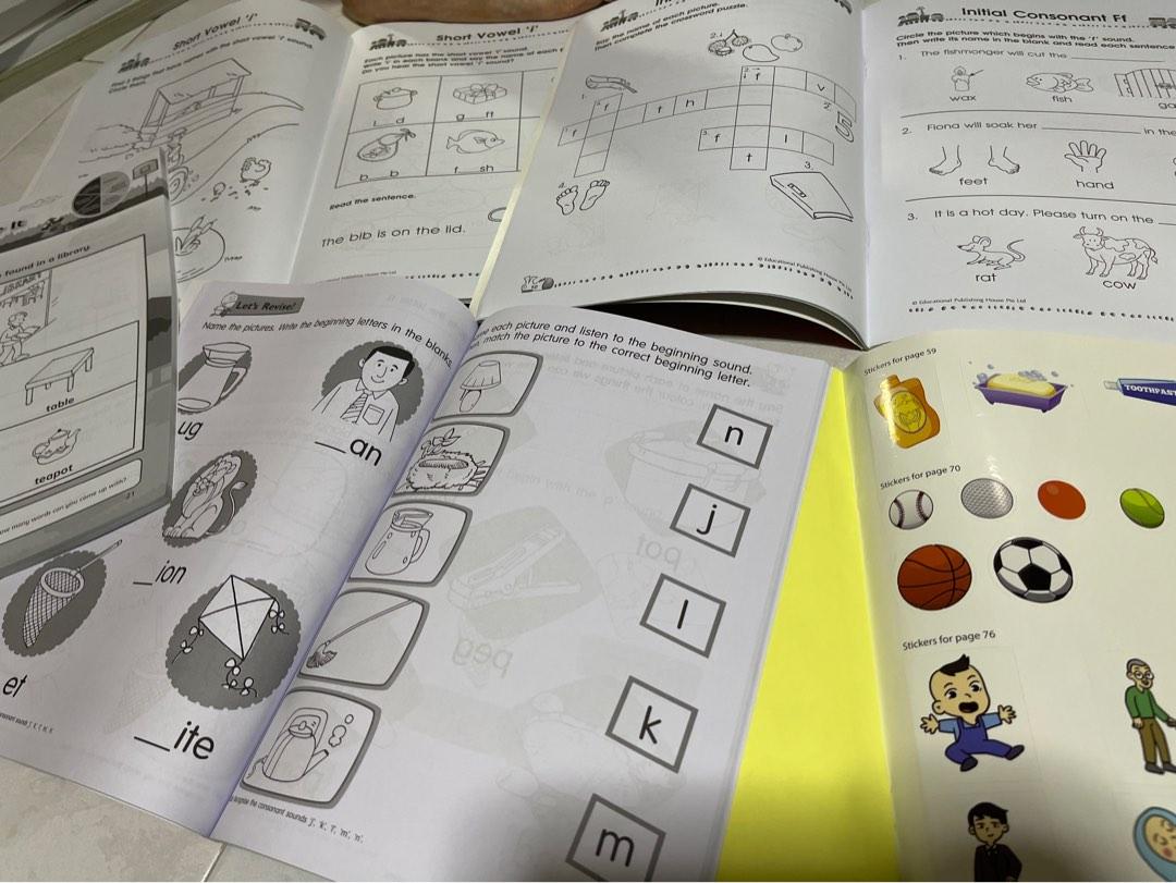 English Preschool Kindergarten Phonics Assessment Books Bundle, Hobbies ...