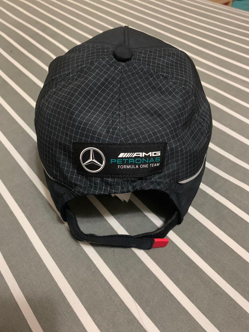F1 2022 MERCEDES CHECKERED HAT, Men's Fashion, Watches & Accessories ...