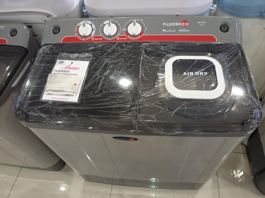 FUJIDENZO TWIN TUB WASHING MACHINE 6KG, TV & Home Appliances, Washing ...