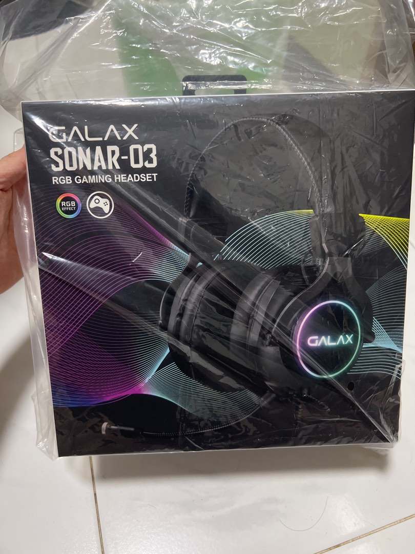 Galax Sonar-03 RGB gaming headset, Audio, Headphones & Headsets on ...