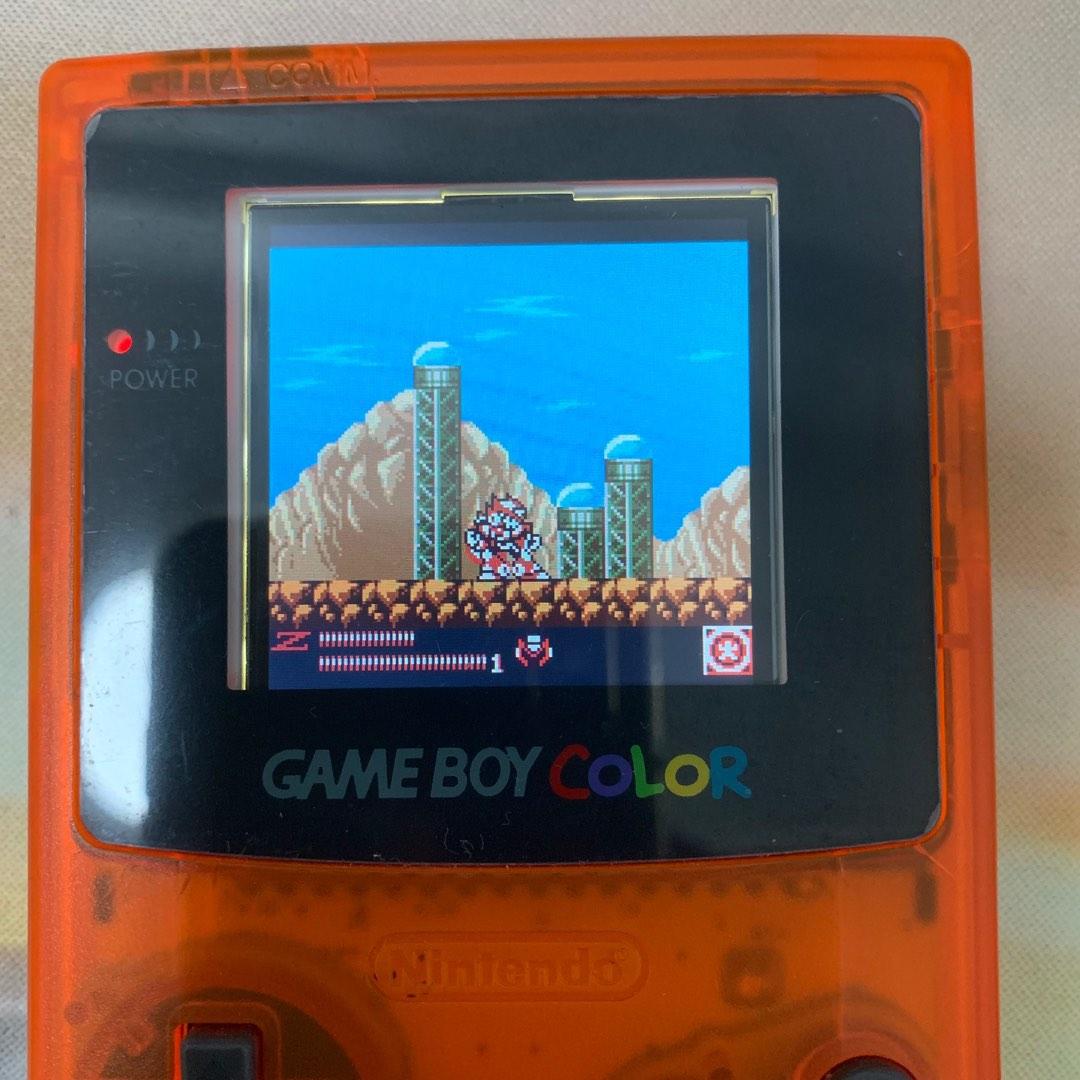 Game Boy Color Mirinda Edition Clear Orange, Video Gaming, Video Game ...