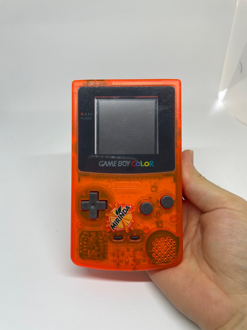 Game Boy Color Mirinda Edition Clear Orange, Video Gaming, Video Game ...
