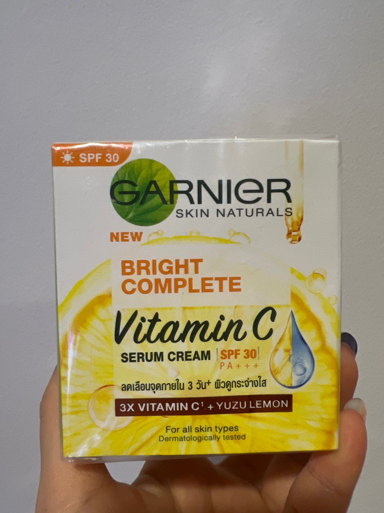 Garnier Bright Complete Multi-Action Serum Brightening Day Cream SPF30 ...