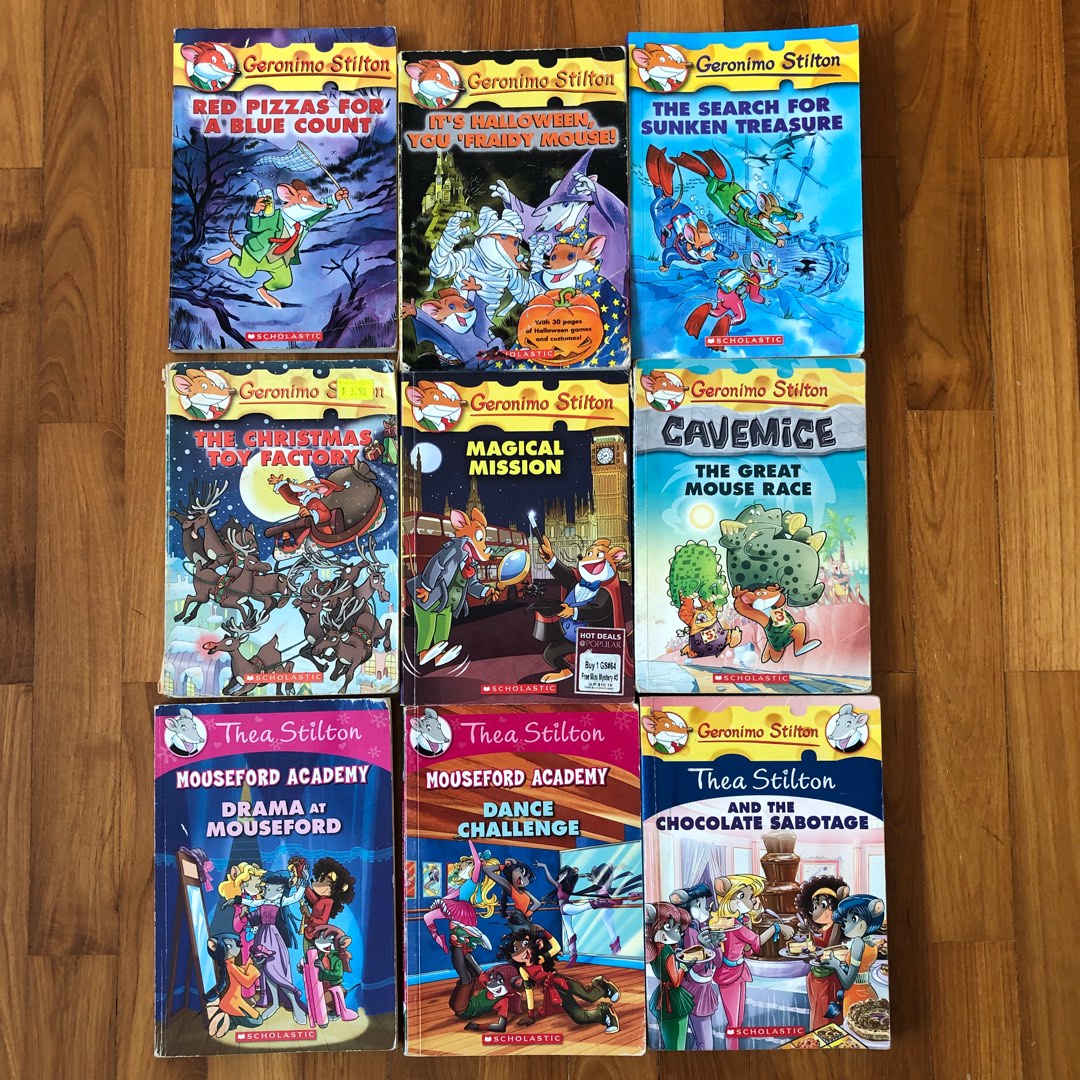Geronimo Stilton Thea Stilton soft cover story books suitable for ...