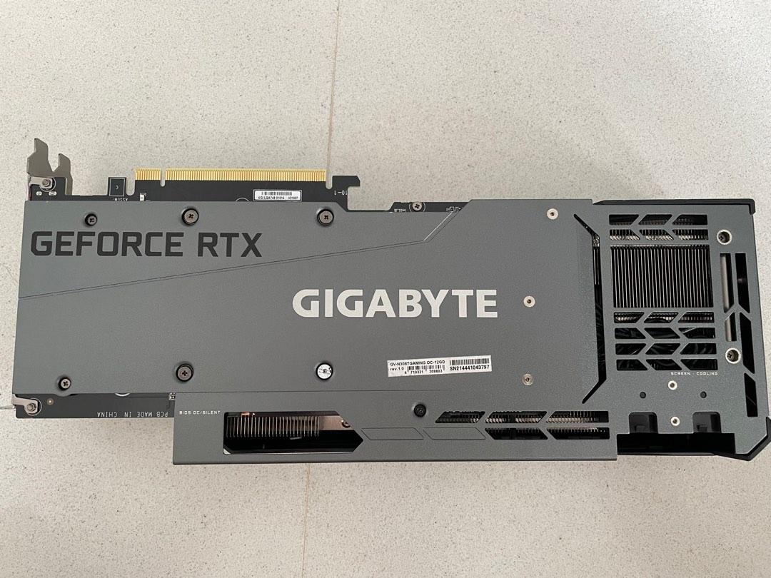 GIGABYTE RTX 3080Ti GAMING OC 12GB - used with 2 + 2 years of warranty ...