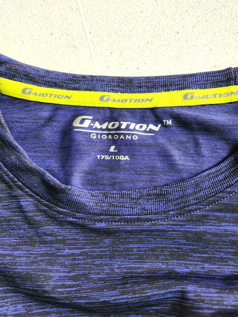 Giordano G-motion L Size, Men's Fashion, Tops & Sets, Tshirts & Polo ...