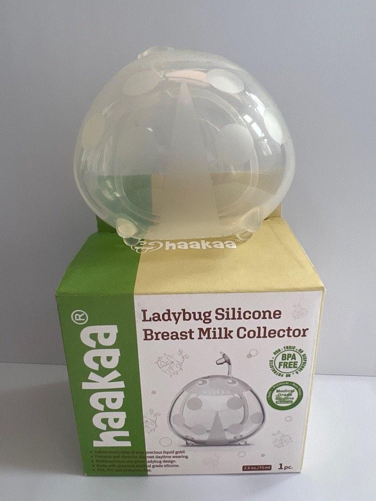 Haakaa ladybug silicone breast milk collector, Babies & Kids, Nursing ...