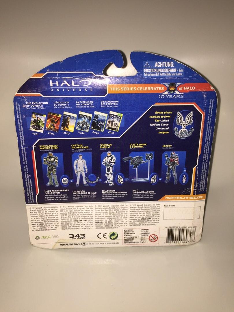 HALO CAPTAIN JACOB KEYES HALO 10th YEARS ANNIVERSARY MCFARLANE ACTION ...