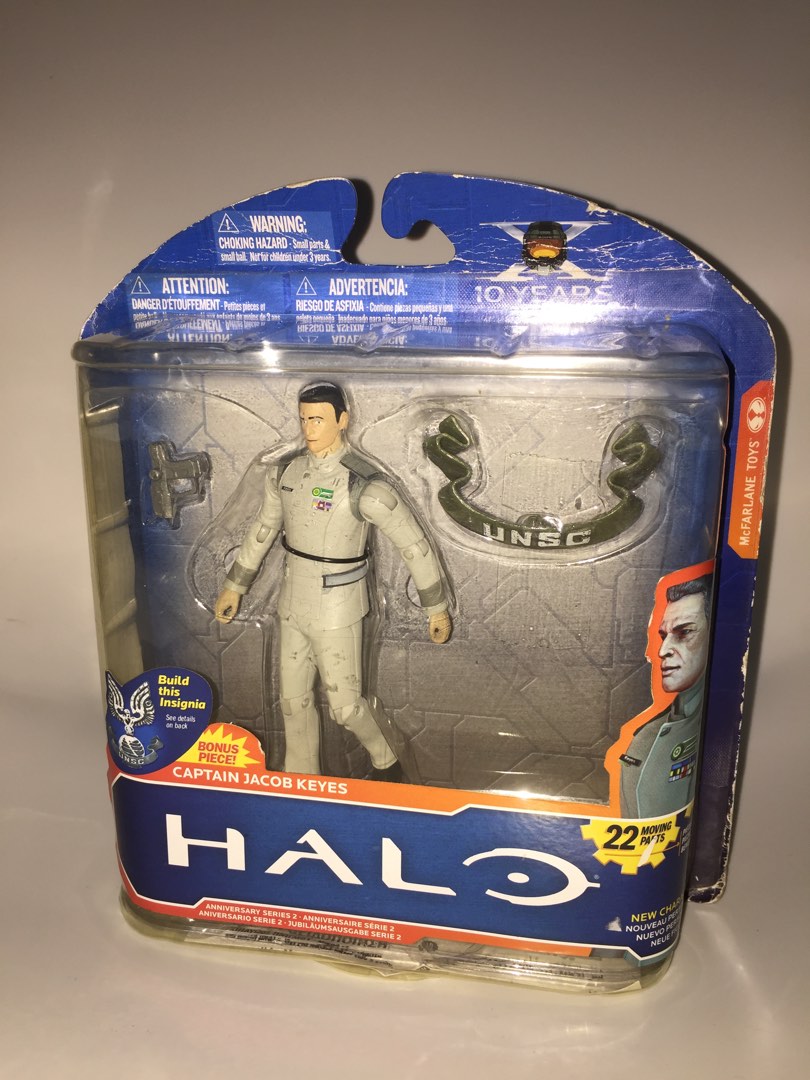 HALO CAPTAIN JACOB KEYES HALO 10th YEARS ANNIVERSARY MCFARLANE ACTION ...