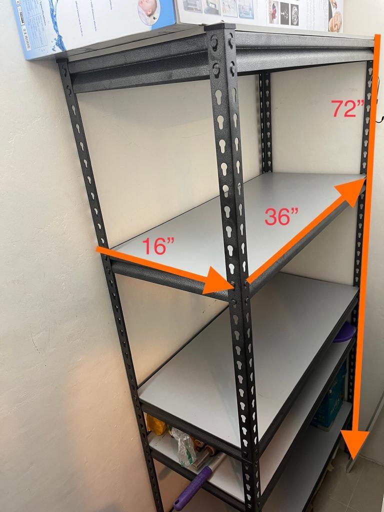 Heavy duty metal storage rack, Furniture & Home Living, Furniture, Shelves, Cabinets & Racks on ...