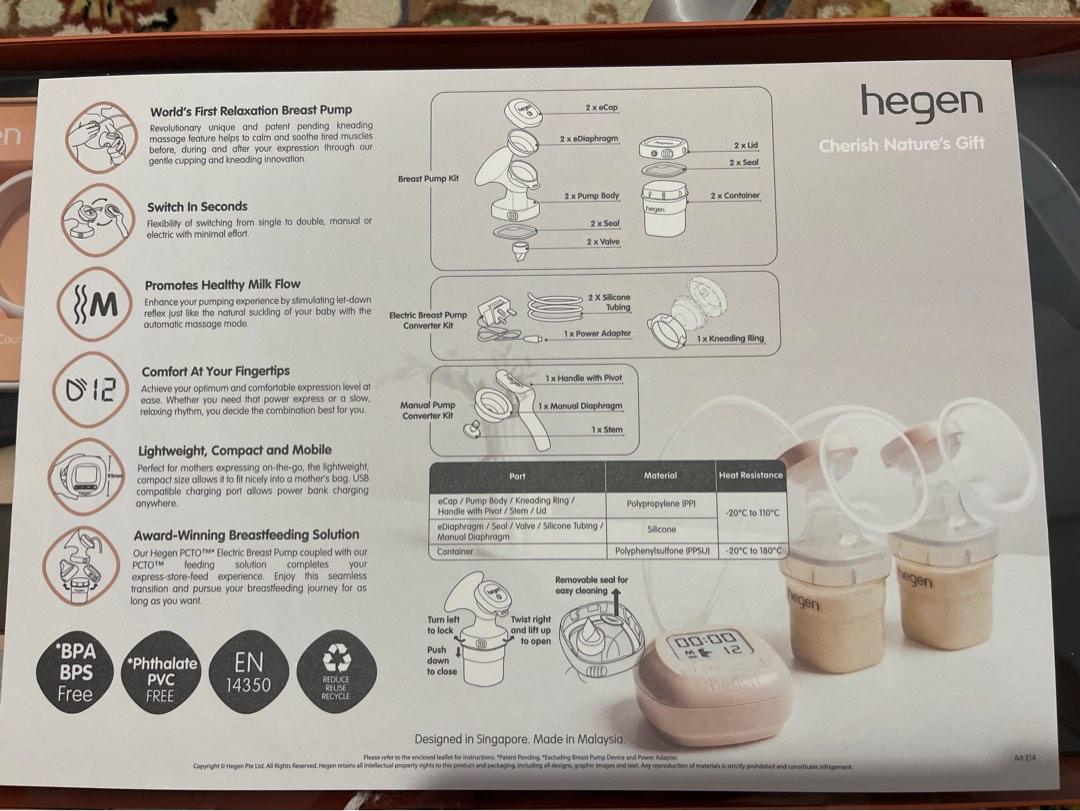 Hegan pump set, Babies & Kids, Nursing & Feeding, Breastfeeding ...