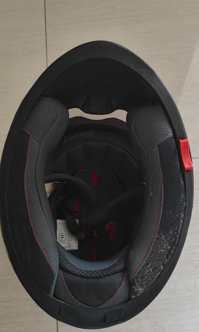 Helmet full face BKS brand, Motorcycles, Motorcycle Apparel on Carousell