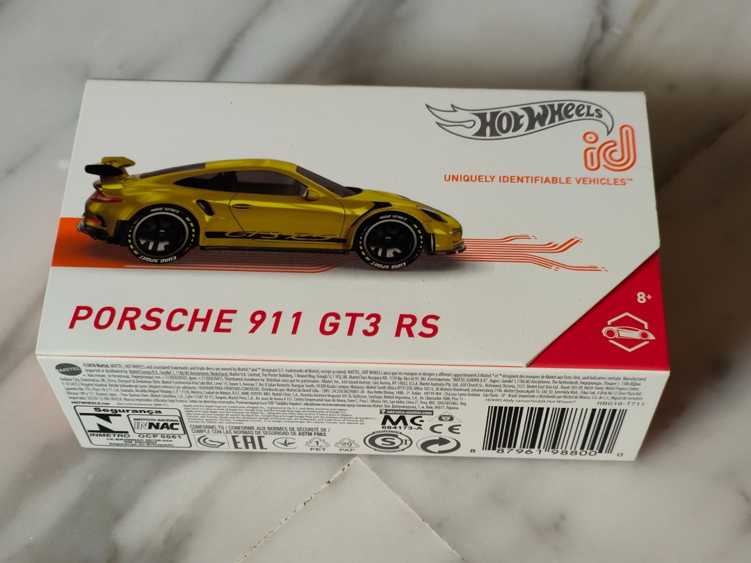 Hot Wheels ID Cars series Porsche 911 GT3 RS (sealed box), Hobbies ...