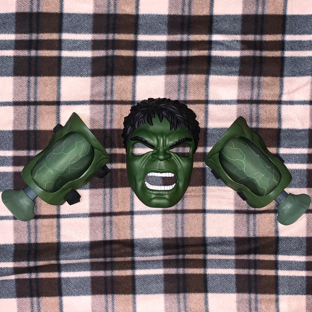 Hulk Muscles and Mask, Hobbies & Toys, Toys & Games on Carousell