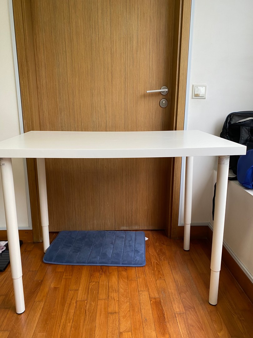 IKEA computer table with adjustable height, Furniture & Home Living ...