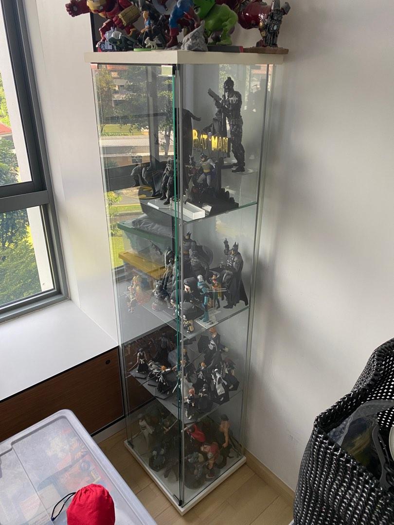 Ikea Detolf glass display cabinet, Furniture & Home Living, Furniture ...
