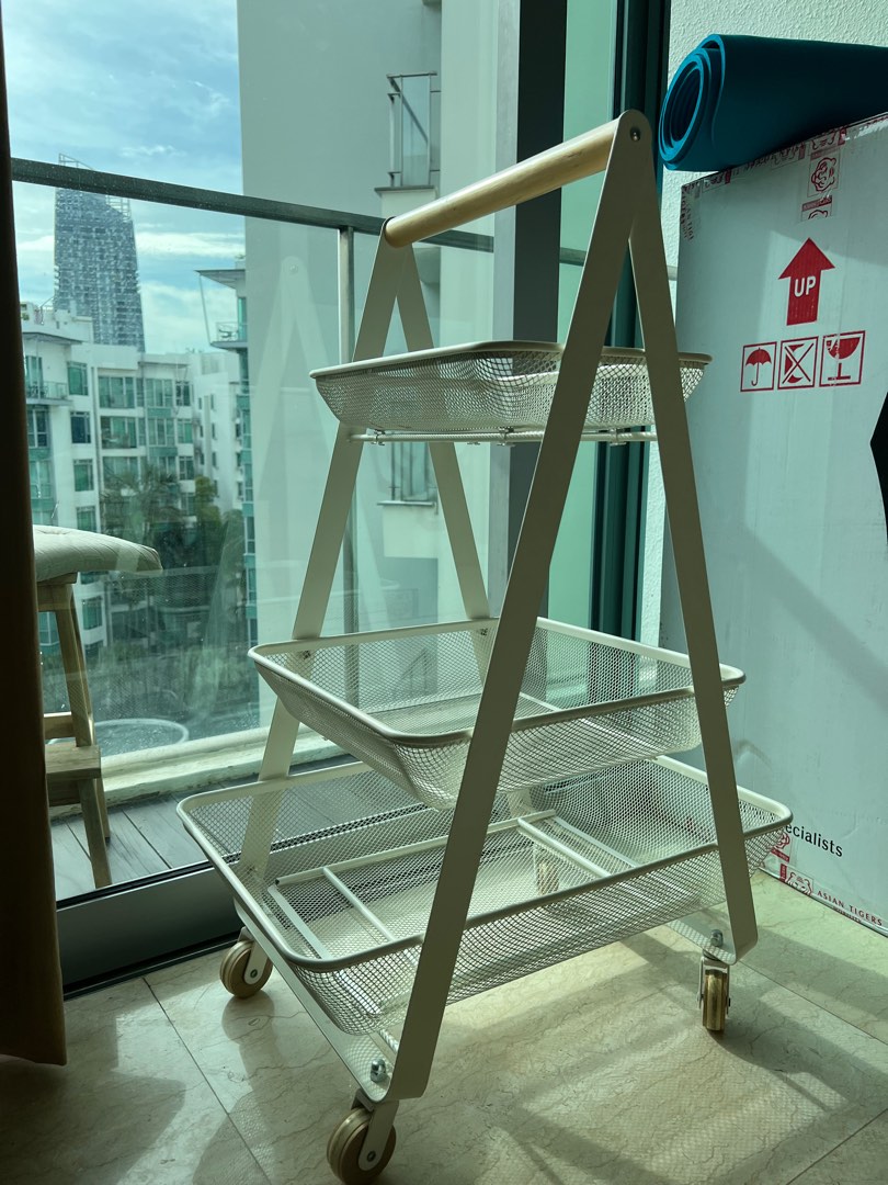 Ikea Trolley, Furniture & Home Living, Furniture, Shelves, Cabinets ...