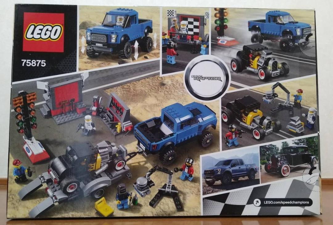 LEGO 75875 Lego Ford F-150 Raptor & Ford model A hot rod, 興趣及遊戲, 玩具 ...