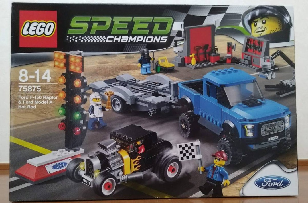 LEGO 75875 Lego Ford F-150 Raptor & Ford model A hot rod, 興趣及遊戲, 玩具 ...