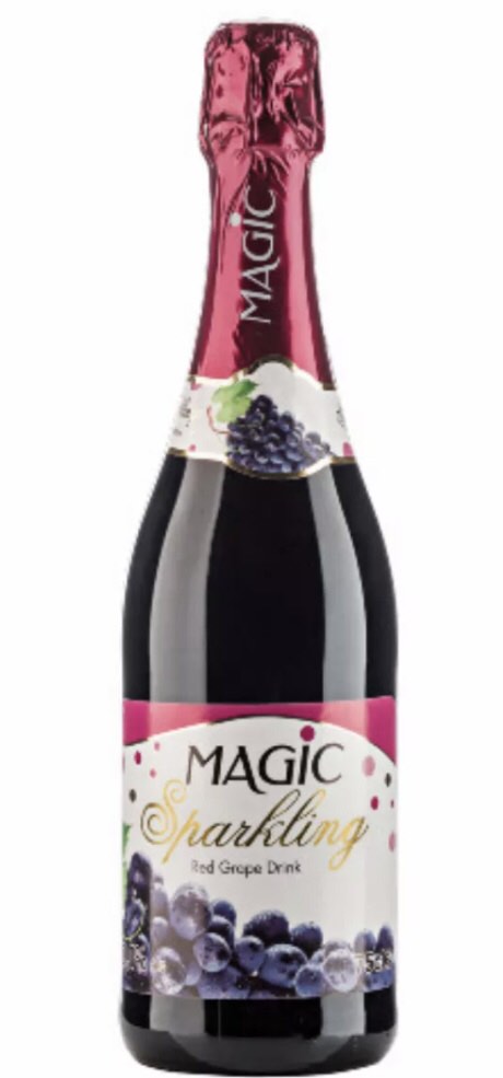 Magic Sparkling Red Grape Juice Drink 750mL, Food & Drinks, Beverages ...
