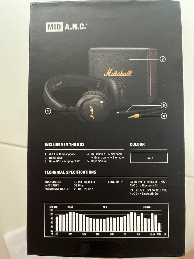 Marshall MID A.N.C wireless headset, Audio, Headphones & Headsets on ...