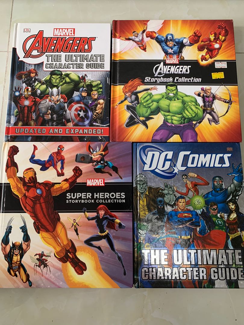 MARVEL / DC The Ultimate Character Guide + Storybook Collection, 興趣及遊戲 ...