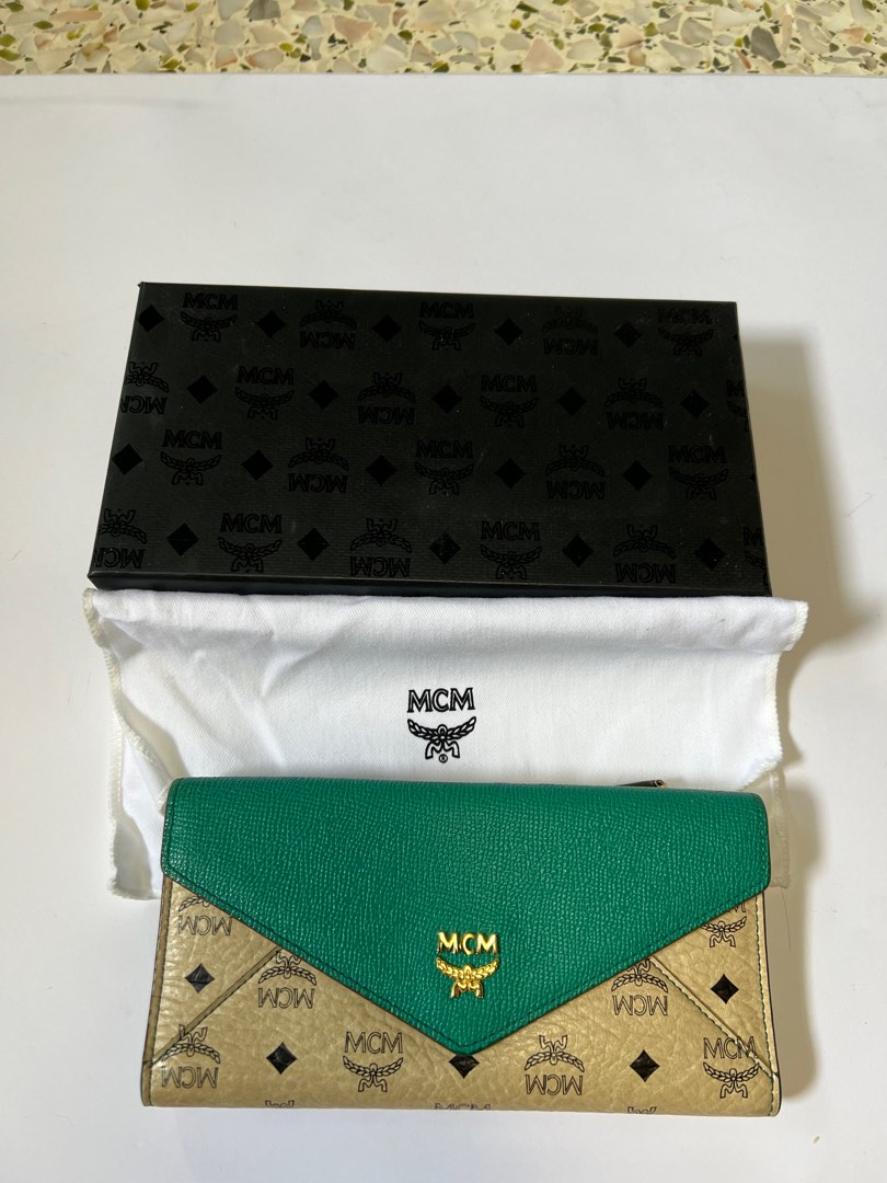 MCM long wallet, Luxury, Bags & Wallets on Carousell