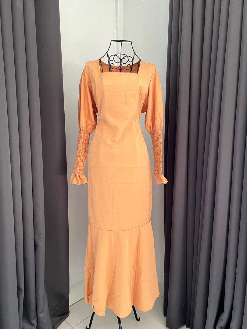 Mermaid dress (kain mango), Women's Fashion, Dresses & Sets, Dresses on ...