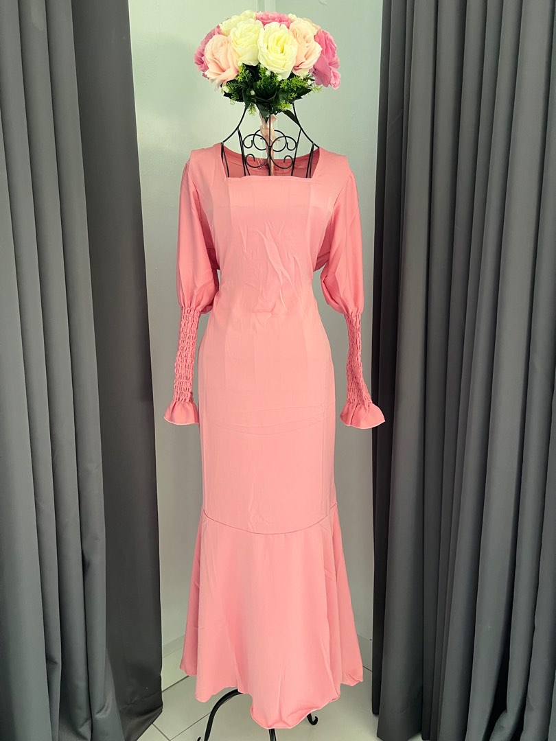 Mermaid dress (kain mango), Women's Fashion, Dresses & Sets, Dresses on ...