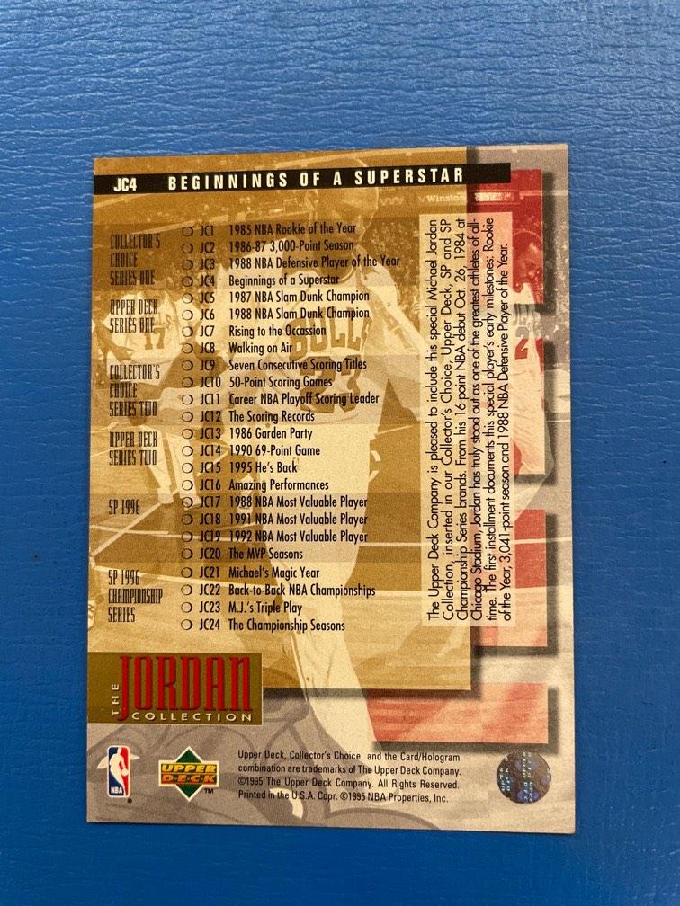 NBA Michael Jordan Rare Limited Trading Cards, Hobbies & Toys ...