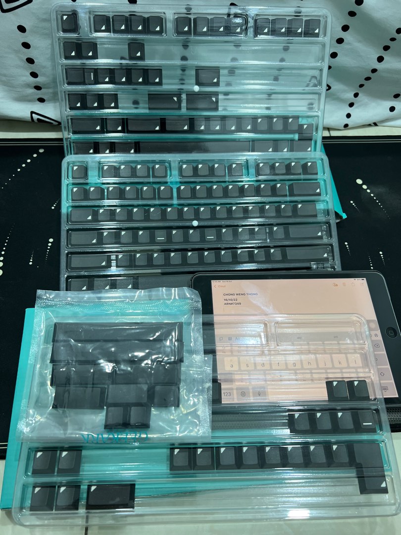 GA Triangle PBT keycaps set, Computers & Tech, Parts & Accessories ...