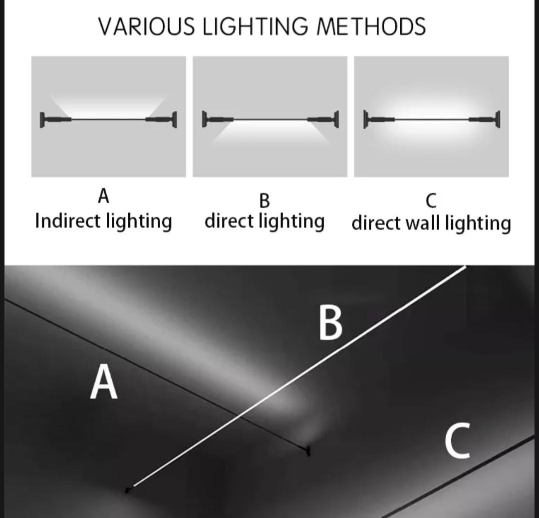 Minimalist ceiling led light 5m warm white, Furniture & Home Living ...