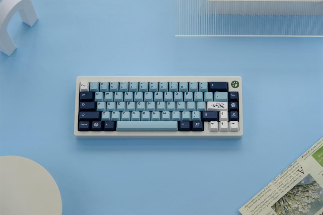 [SG Local Stock] Mizu Keycaps | Cherry Profile | PBT Dye-Sub | Royal ...