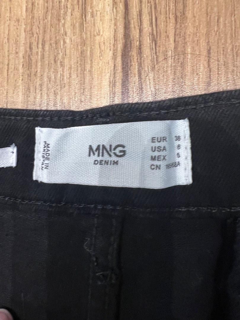 MNG black denim, Women's Fashion, Bottoms, Jeans & Leggings on Carousell