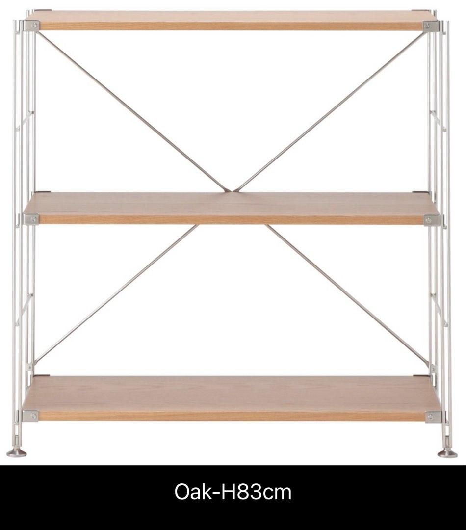 MUJI Stainless Unit Shelf Set Wide, Furniture & Home Living, Furniture ...