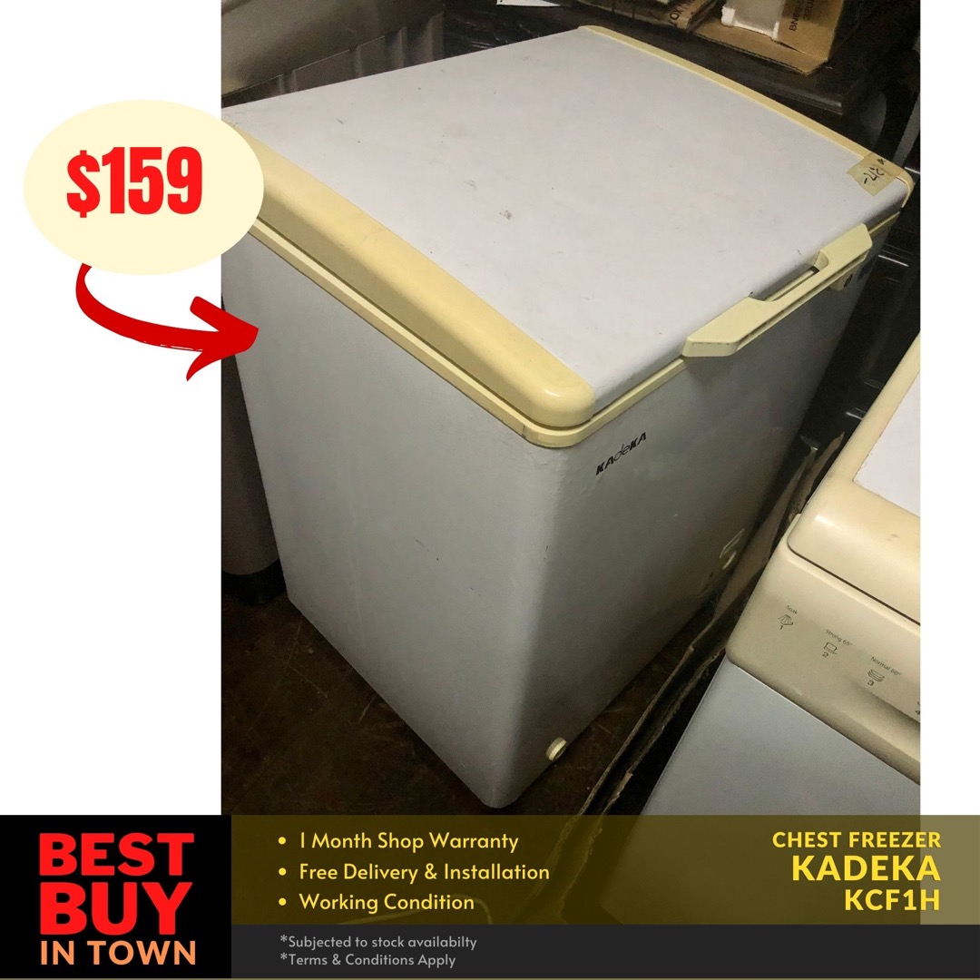 MUST BUY! Kadeka 100L Chest Freezer KCF1H, TV & Home Appliances ...