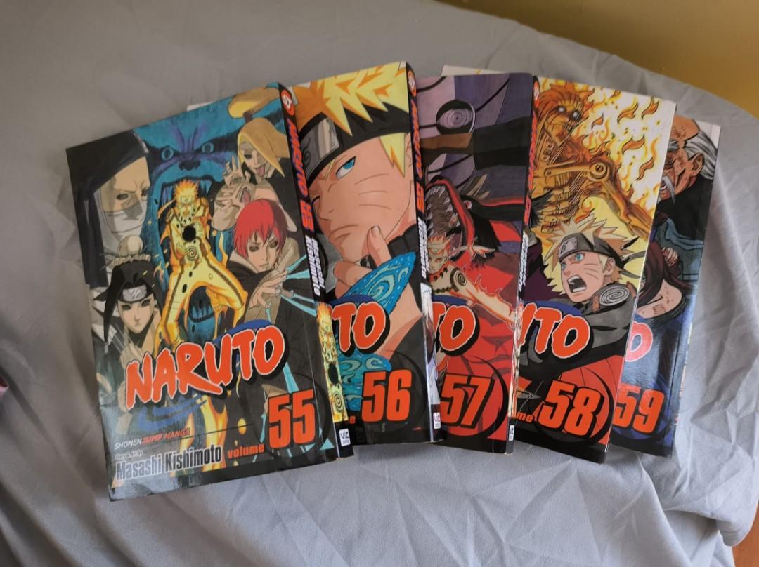 Naruto Manga Vol. 55-59, 61, Hobbies & Toys, Books & Magazines, Comics ...