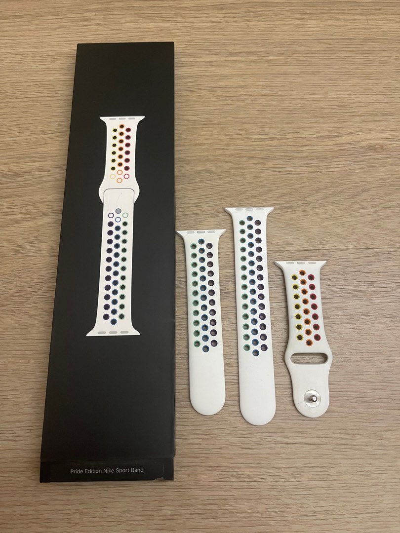 Nike limited edition Apple Watch 44mm Pride Edition sport band, Mobile ...