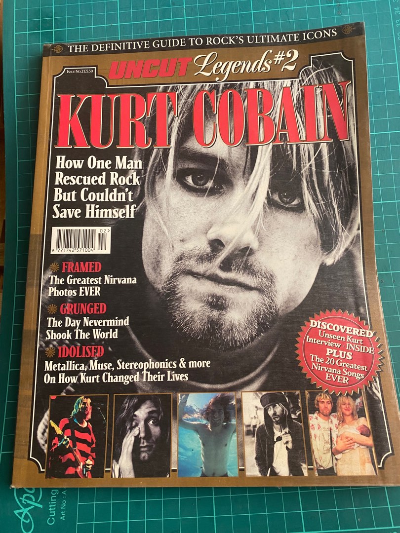 Nirvana Magazine Issue #2 UK Kurt Cobain Krist Novoselic Dave Grohl ...