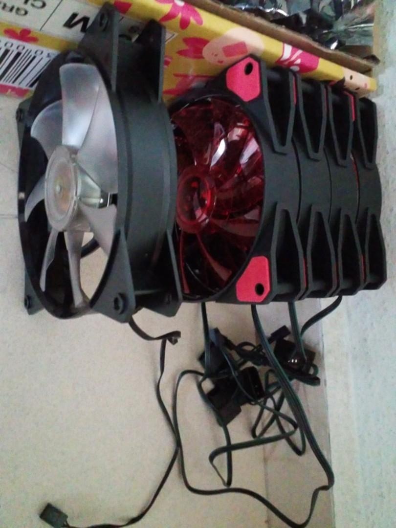 RED LED Fans, Computers & Tech, Parts & Accessories, Computer Parts on ...