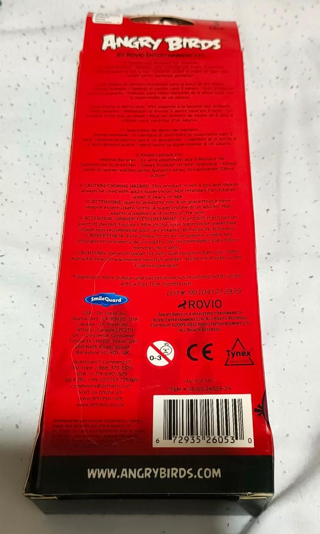 Official Angry Birds suction toothbrush, Everything Else, Others on ...